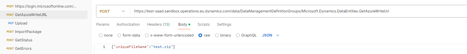 D365fo Magic Xpi How To Use Dmf Importfrompackage Using Rest Api Le Blog Techno